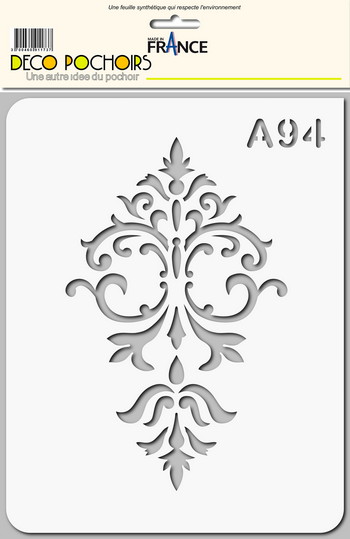 Pochoirs classiques et traditionnels, comprenant pochoirs arabesques ...